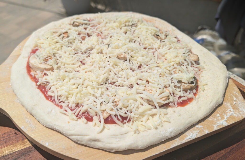 Homemade Canadian Pizza - Satisfying Slice