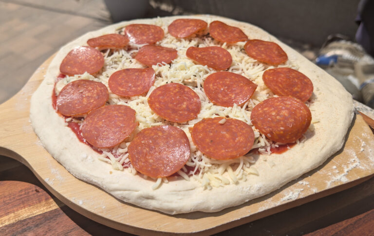 Homemade Canadian Pizza - Satisfying Slice