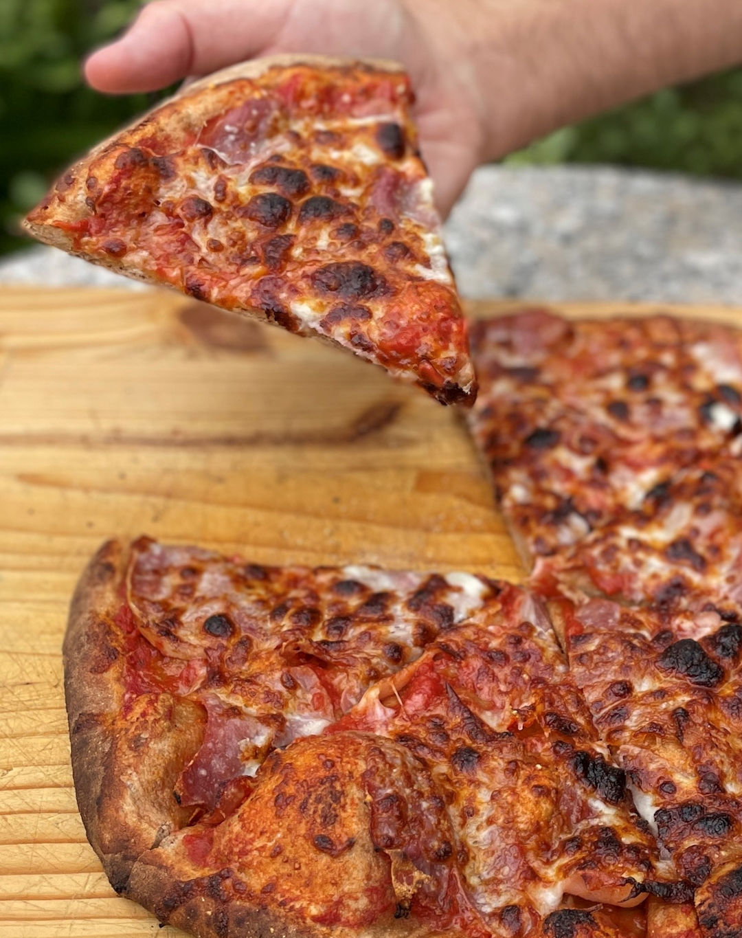 Parma Ham Pizza - Satisfying Slice