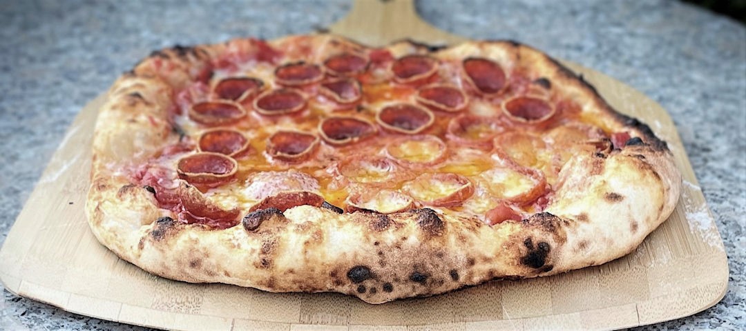 Thin Crust Pepperoni Pizza - Satisfying Slice