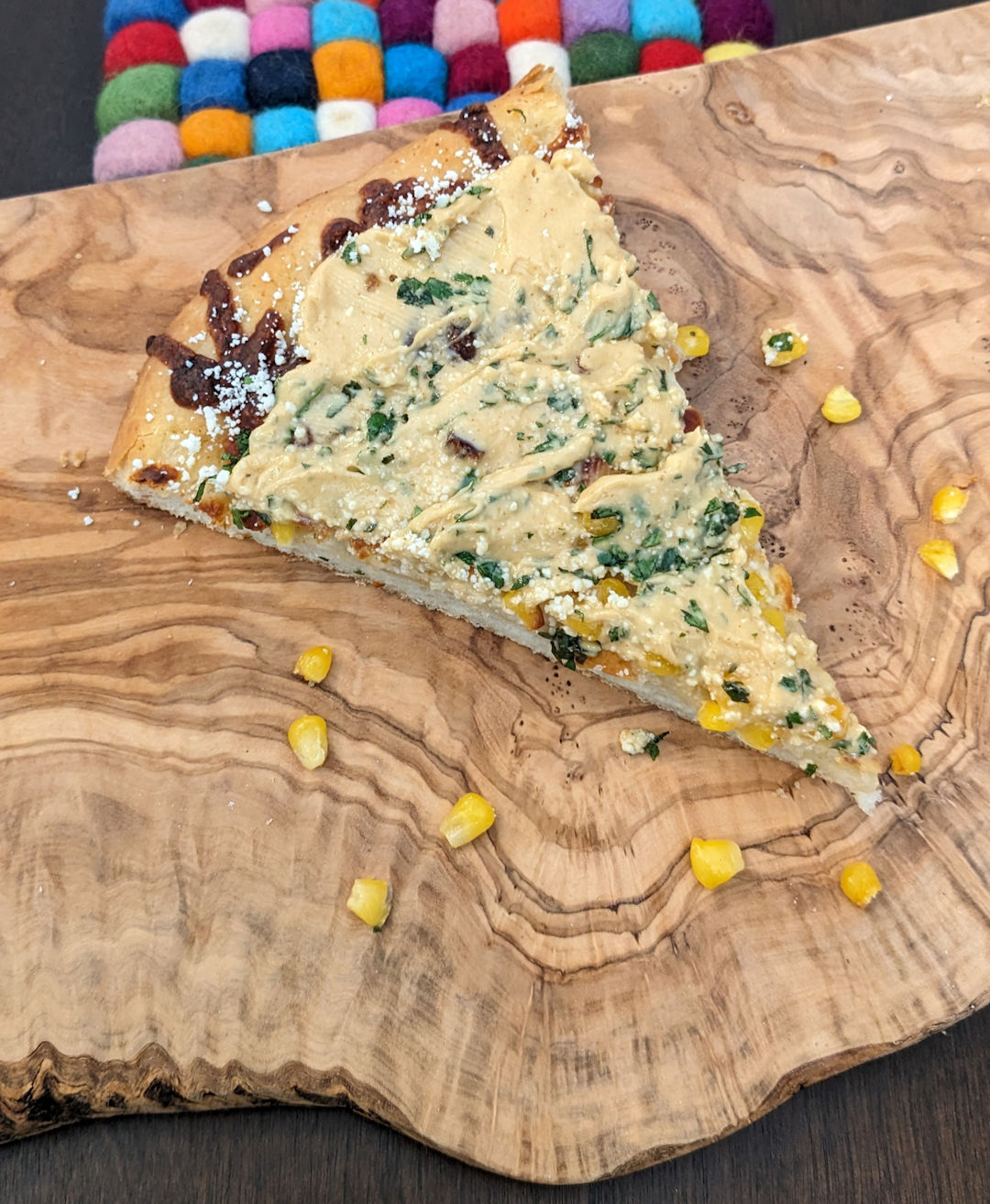 Elote Pizza - Satisfying Slice