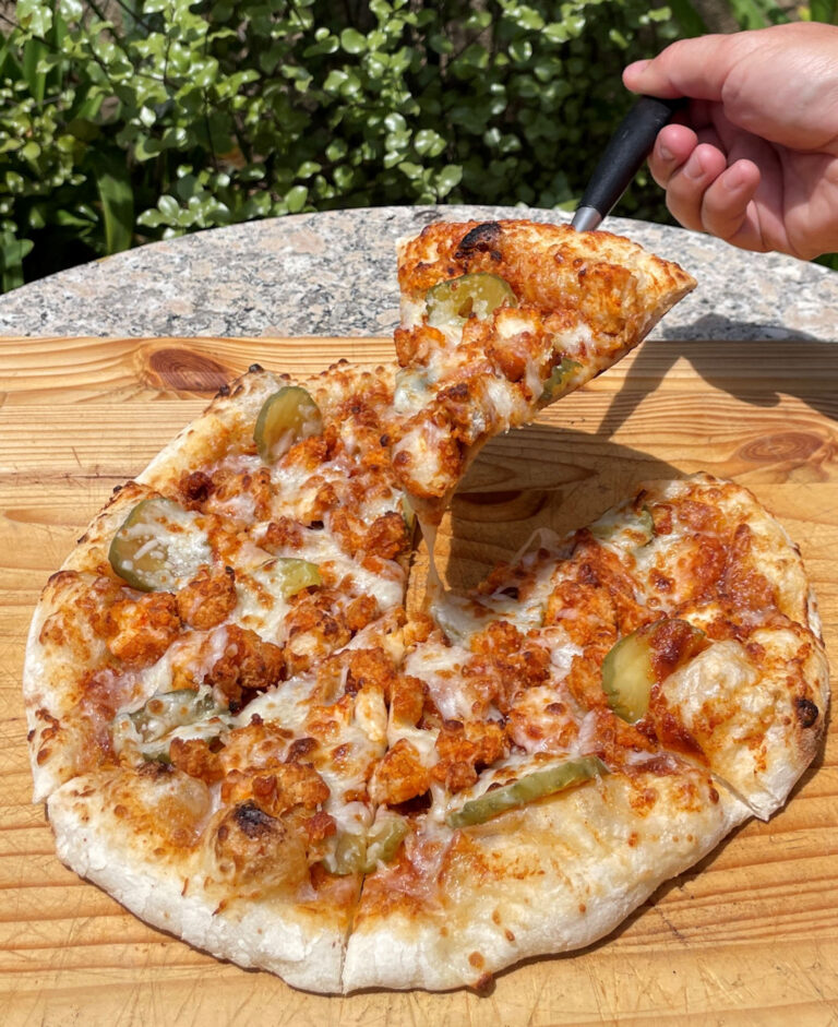 Nashville Hot Chicken Pizza - Satisfying Slice