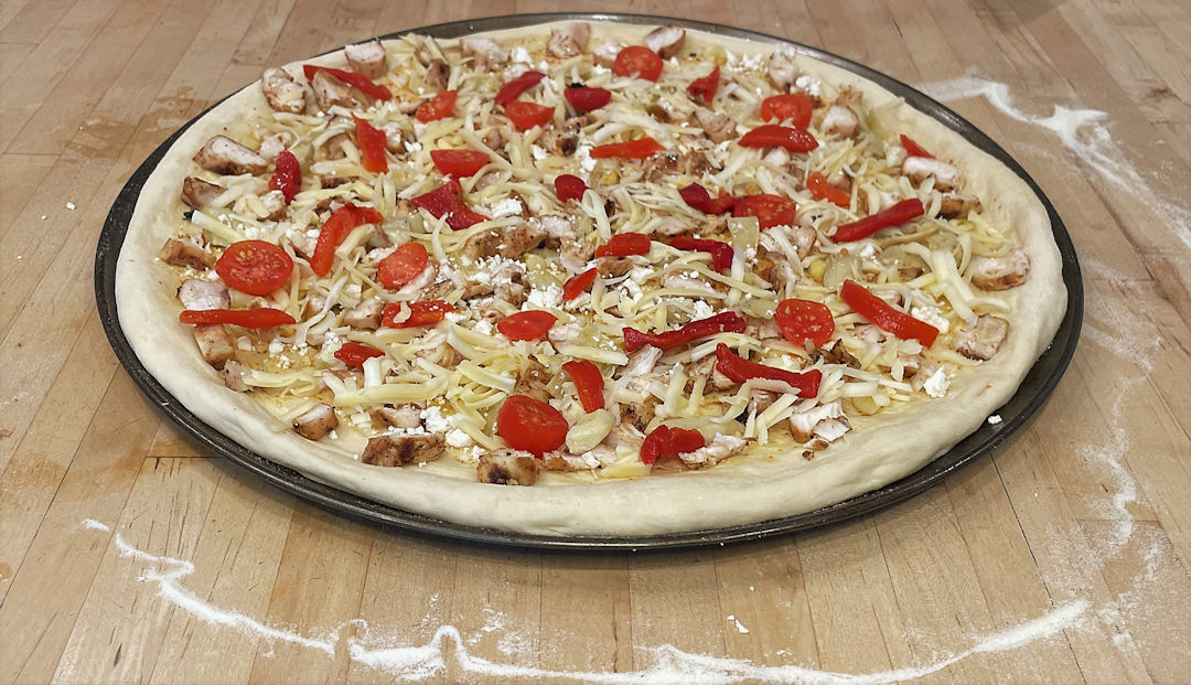 Peri Peri Chicken Pizza - Satisfying Slice