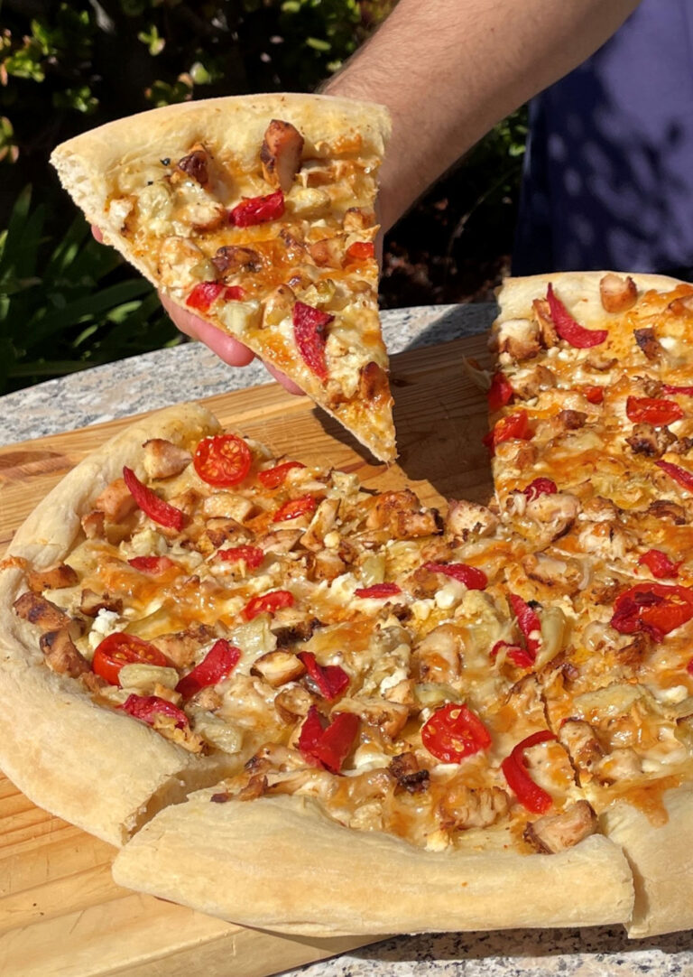 Peri Peri Chicken Pizza - Satisfying Slice
