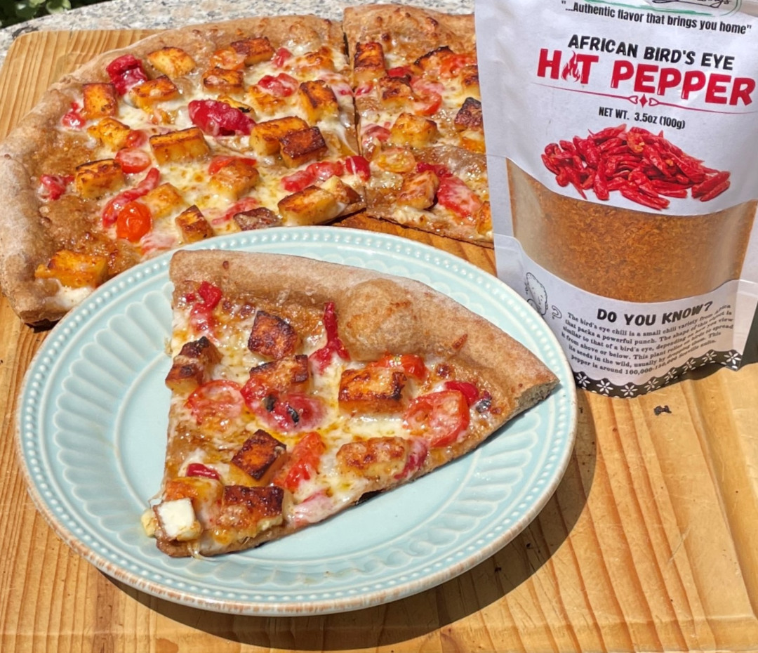 Peri Peri Paneer Pizza - Satisfying Slice