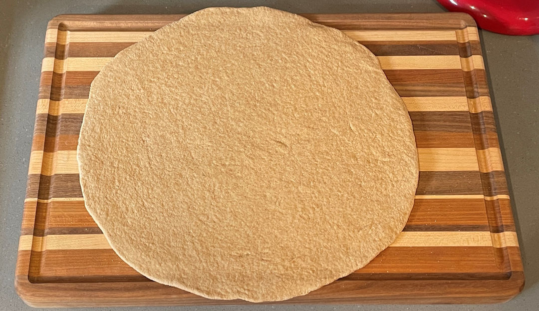 Whole Red Wheat Sourdough Pizza Dough - Satisfying Slice
