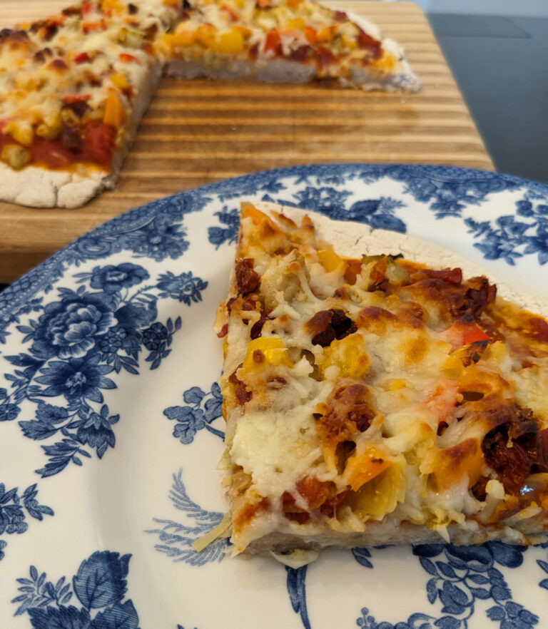 Sun-Dried Tomato Pizza - Satisfying Slice